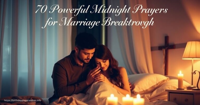70 Powerful Midnight Prayers for Marriage Breakthrough